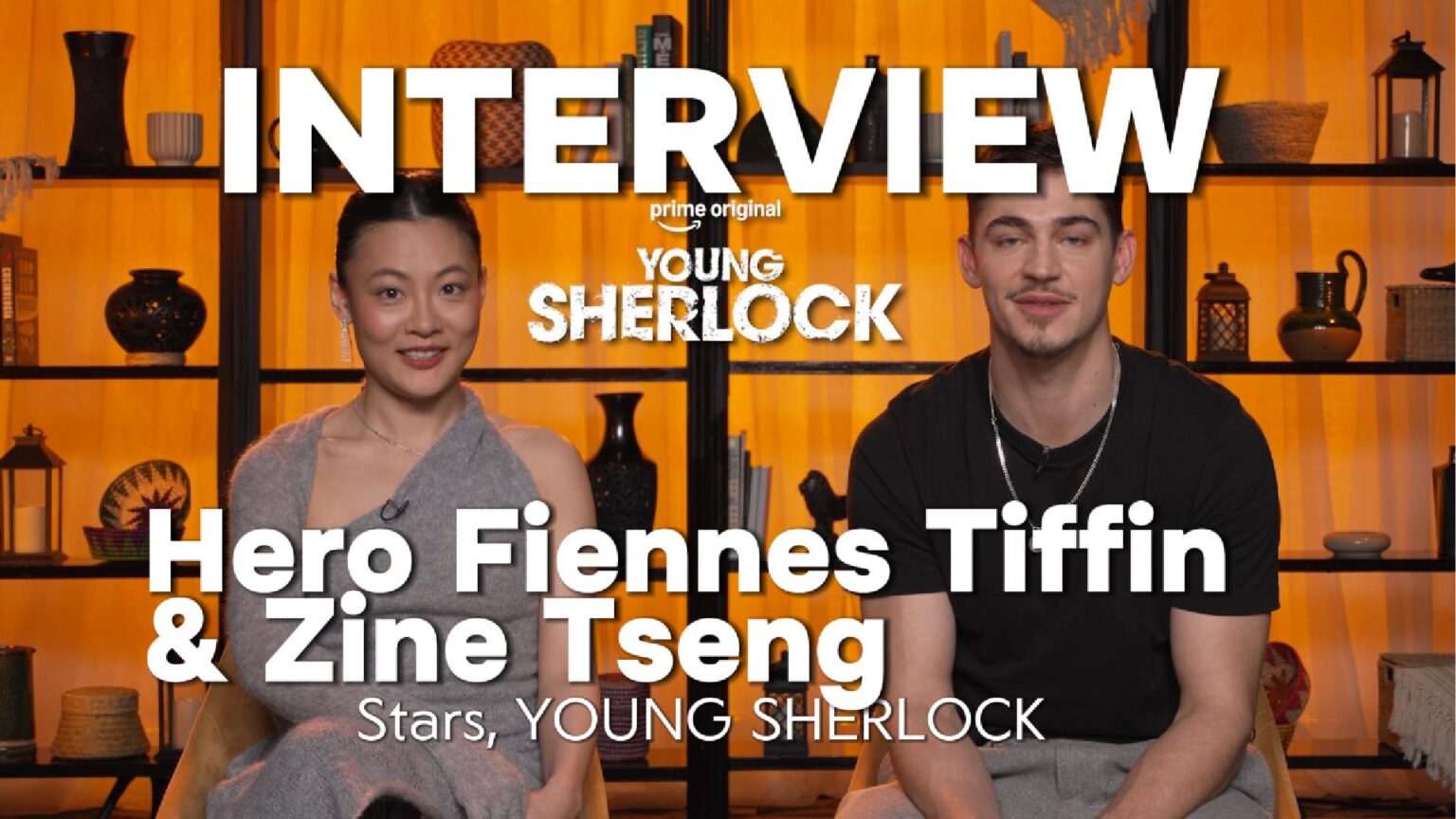 Hero Fiennes Tiffin & Zine Tseng Interview | YOUNG SHERLOCK: Curiosity ...